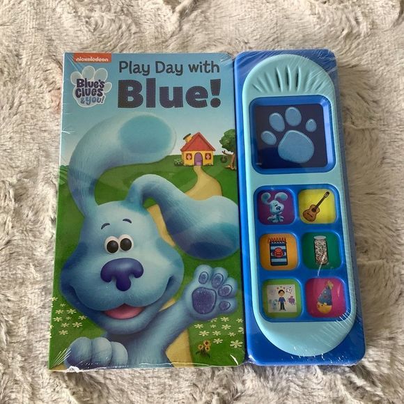 Blues Clues | Toys | Blues Clues Playday With Blue Interactive Book ...